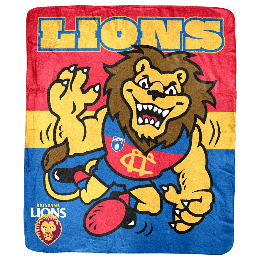 AFL CORAL THROW RUG BRISBANE LIONS – Whats New Tasmania