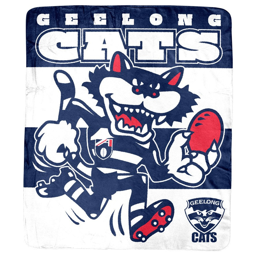 AFL CORAL THROW RUG GEELONG CATS – Whats New Tasmania