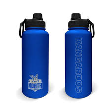 AFL NORTH MELBOURNE INSULATED DRINK BOTTLE STAINLESS STEEL 960ML ...