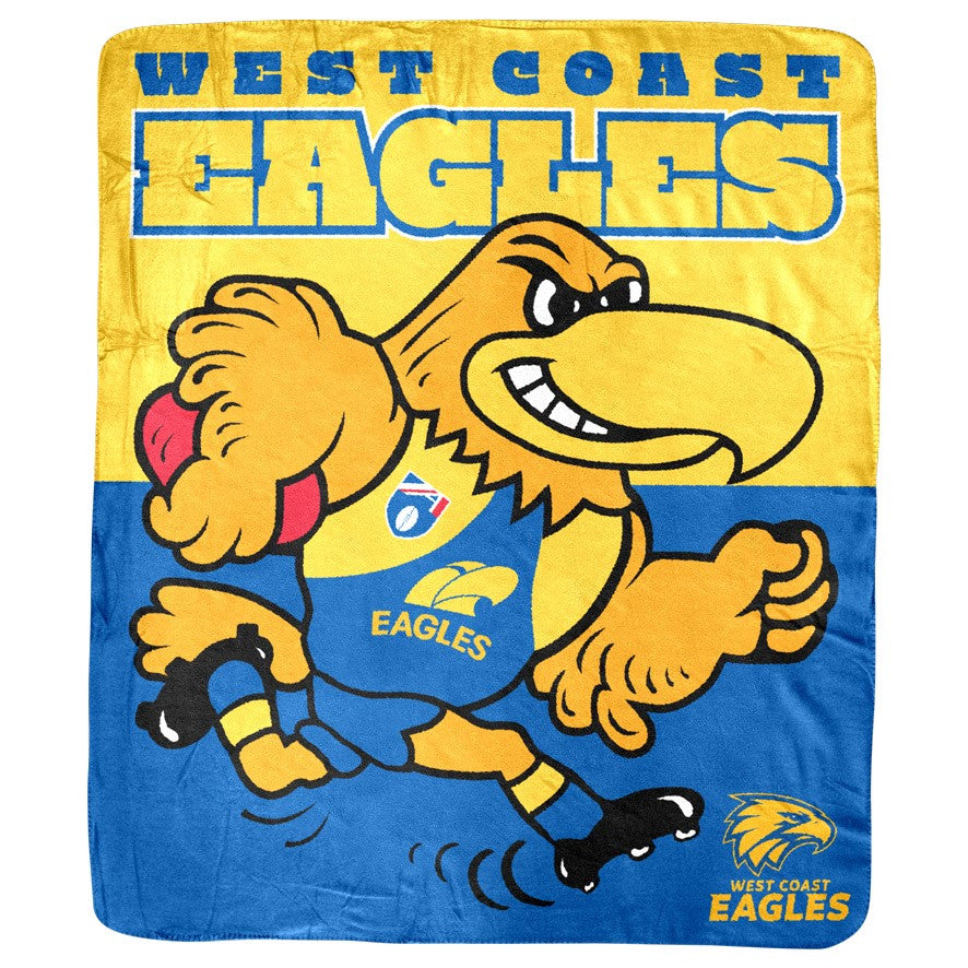 AFL CORAL THROW RUG WEST COAST EAGLES – Whats New Tasmania