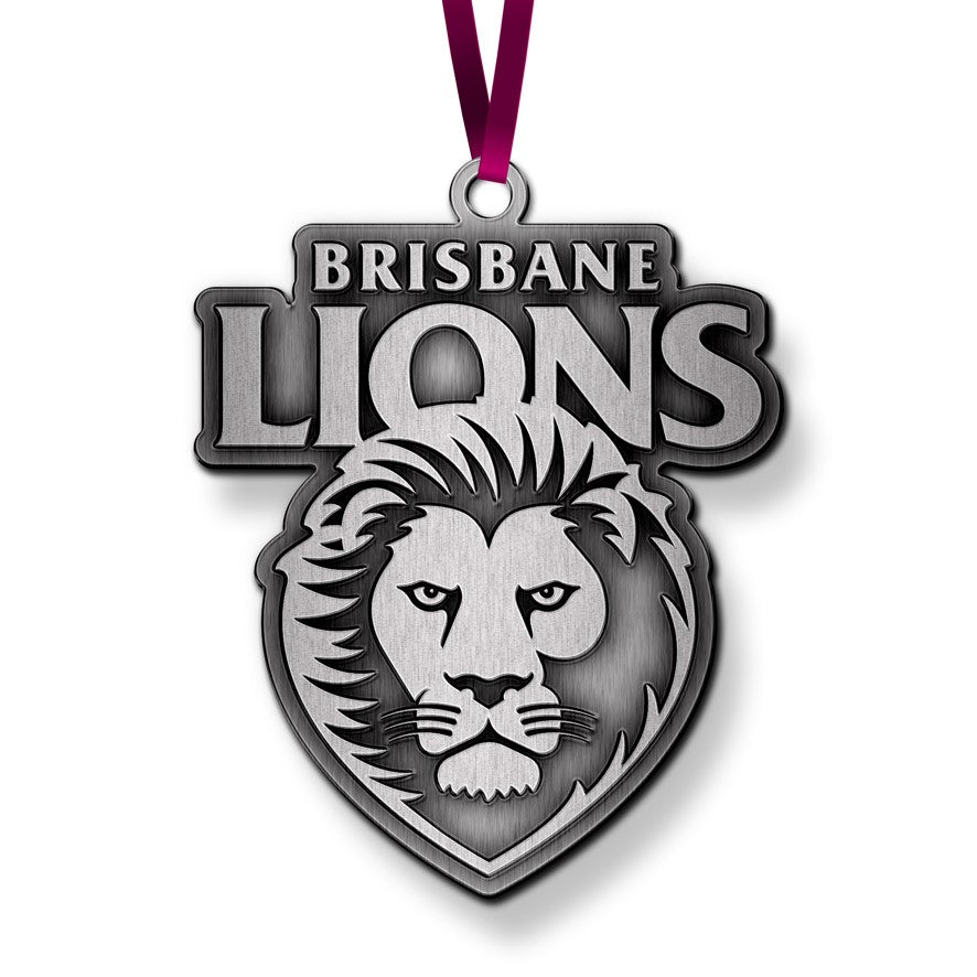 BRISBANE AFL METAL ORNAMENT – Whats New Tasmania