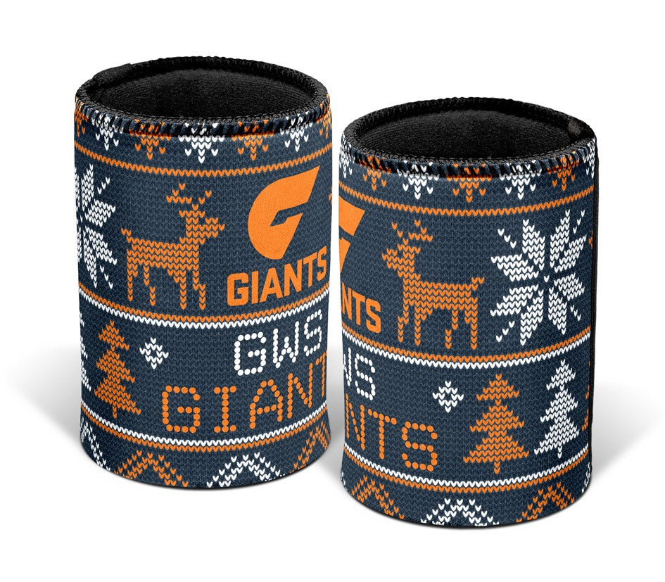 GWS AFL XMAS CAN COOLER – Whats New Tasmania