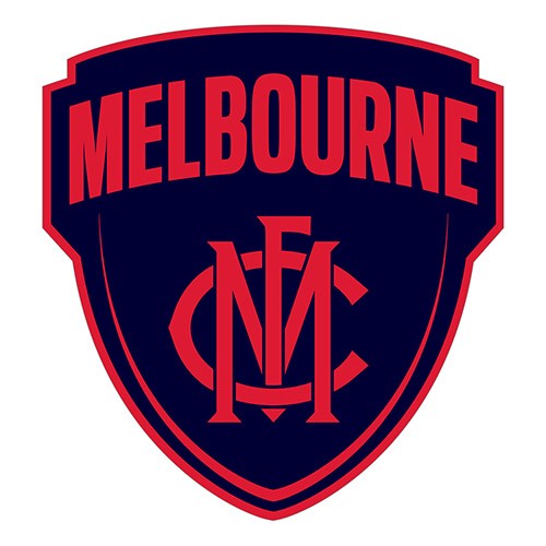 MELBOURNE AFL LOGO STICKER – Whats New Tasmania