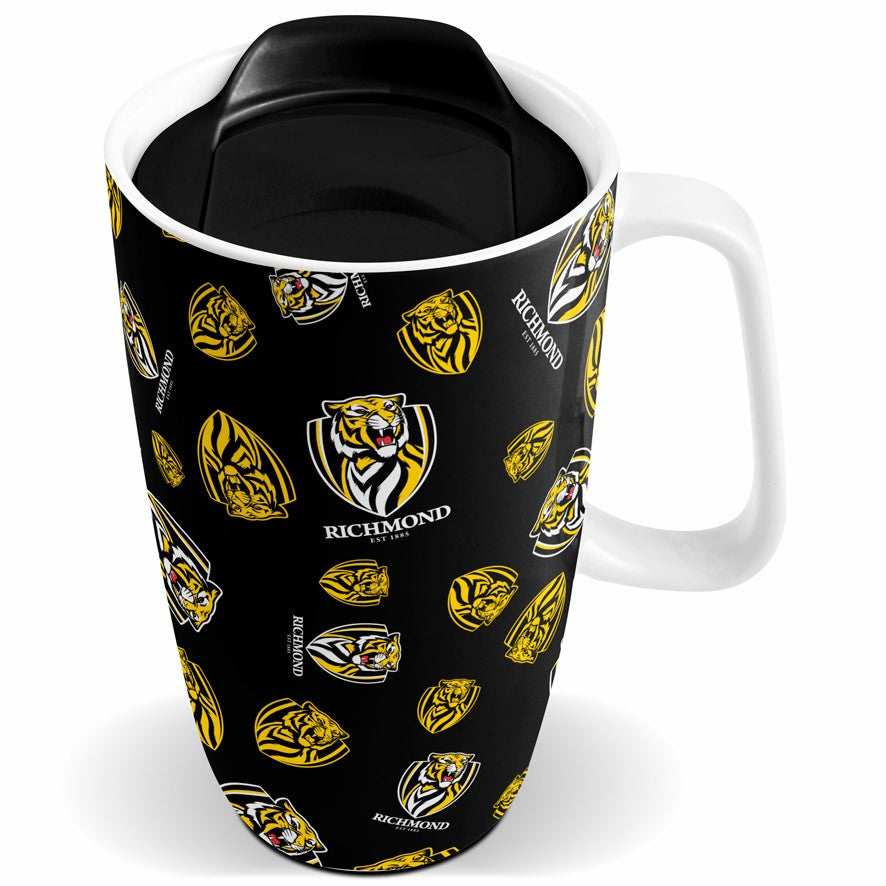 RICHMOND AFL TRAVEL MUG WITH HANDLE – Whats New Tasmania