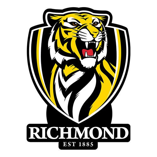 RICHMOND AFL LOGO STICKER – Whats New Tasmania