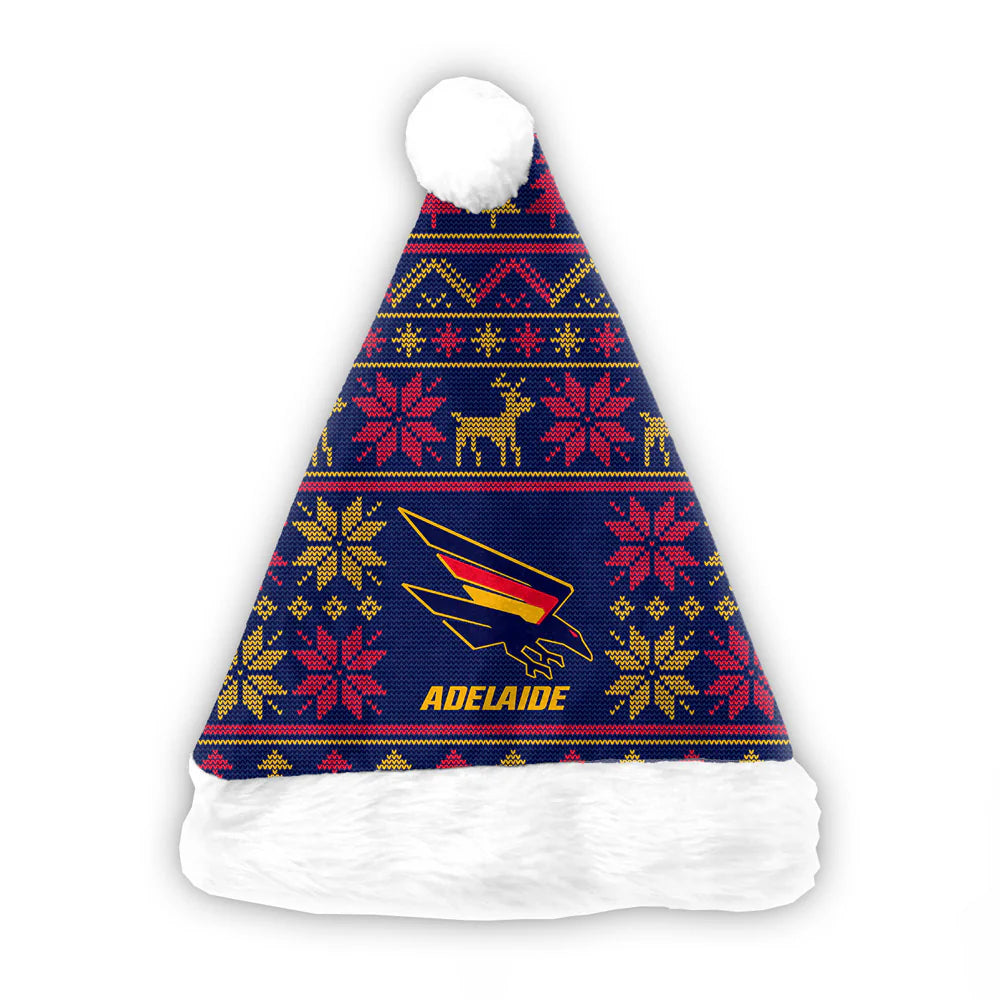 AFL ADELAIDE CROWS CHRISTMAS SANTA HAT – Whats New Tasmania